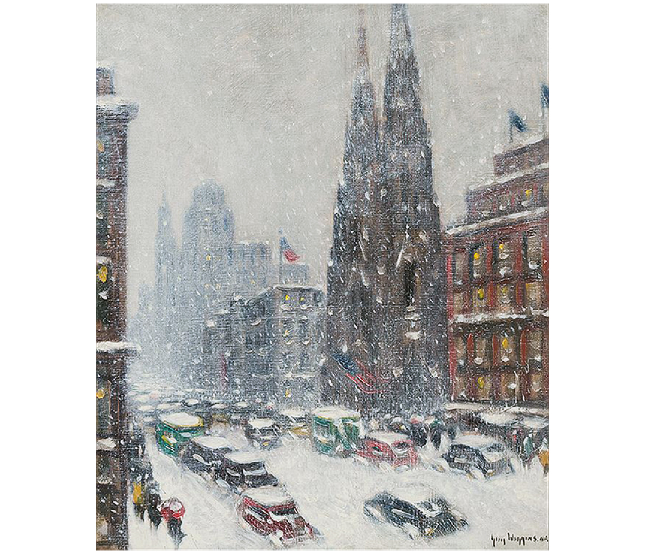 CAPTURING THE WINTER: GUY CARLETON WIGGINS' IMPRESSIONISM